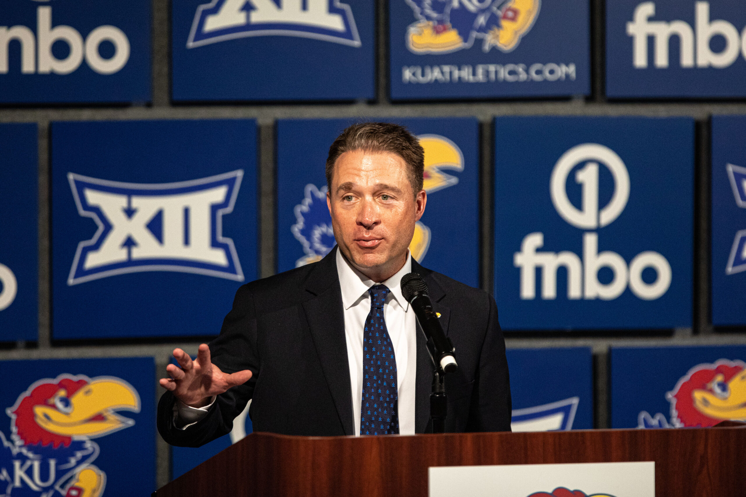 Dan Fitzgerald feeling energized after settling in as Kansas baseball ...